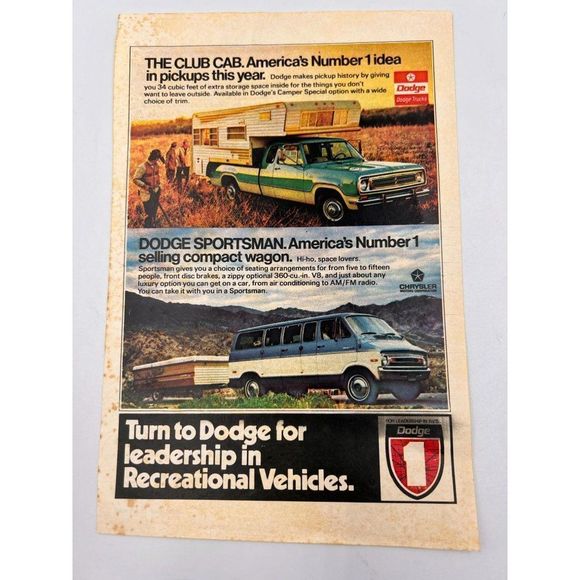 Dodge | Art | Vintagerare Dodgeclub Cab Truck Sportsman Wagon Van ...